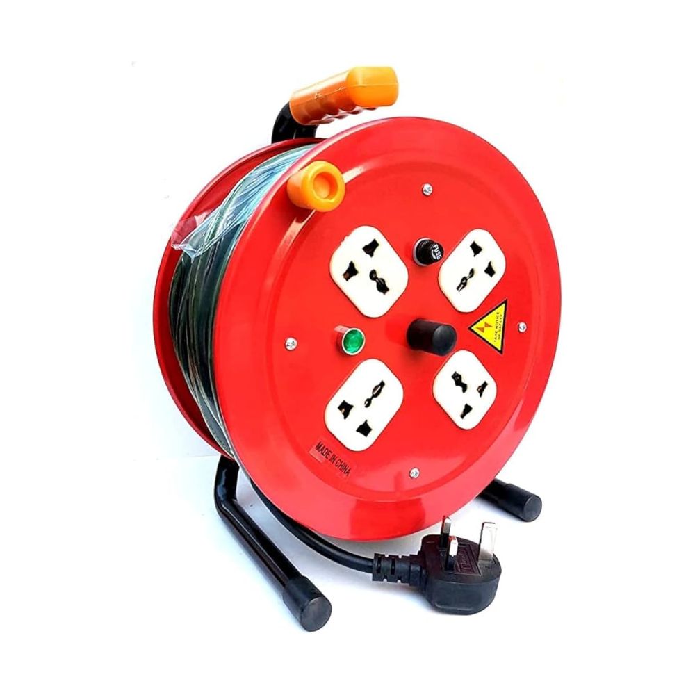 2.5MM 50M Long Extension Cable Reel 4PORT – CityStore