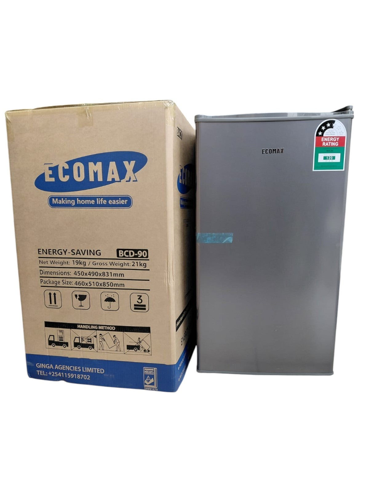 Ecomax 90-Litre Single Door Refrigerator – CityStore